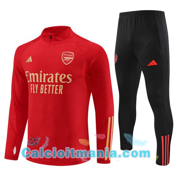 Tuta Allenamento Calcio Arsenal Rosso 2023-2024 - €58.00